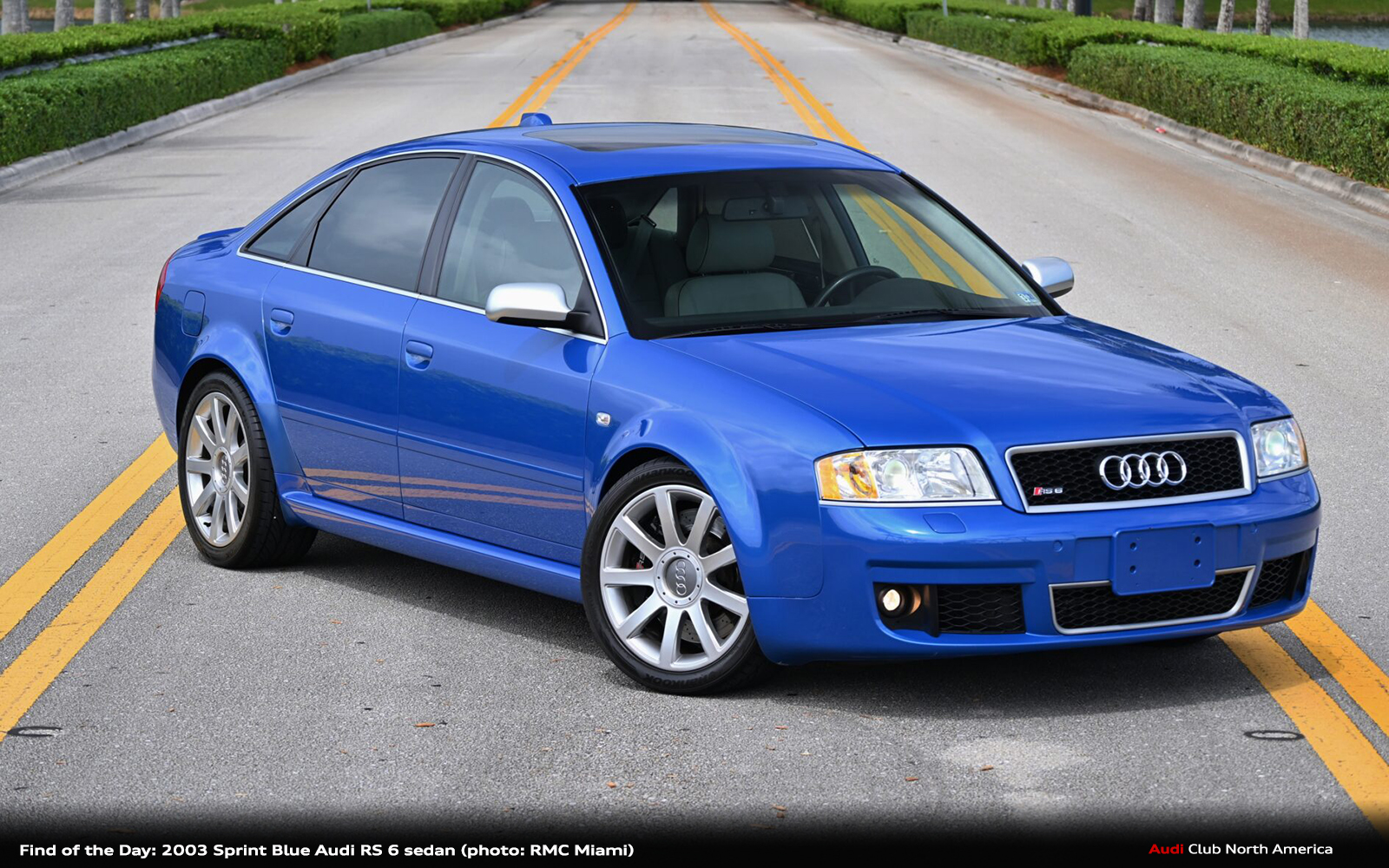 Find of the Day: 2003 Sprint Blue RS 6 Sedan - Audi Club North America