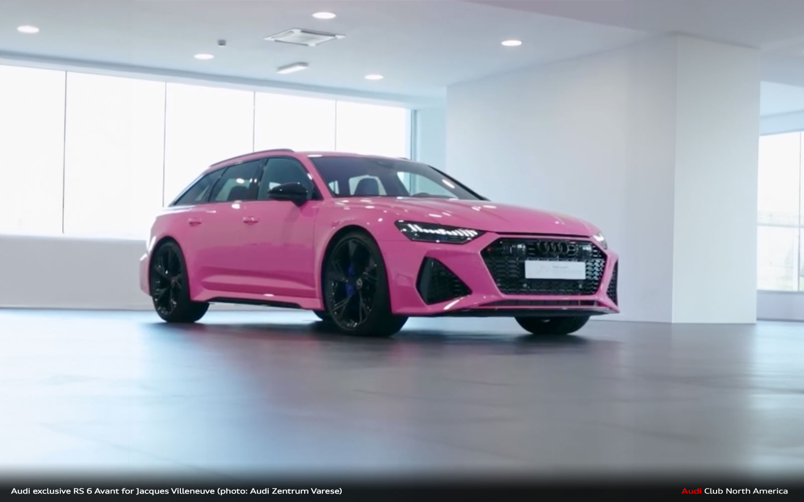 Jacques Villeneuve's Pink Audi exclusive RS 6 Avant - Audi Club North ...